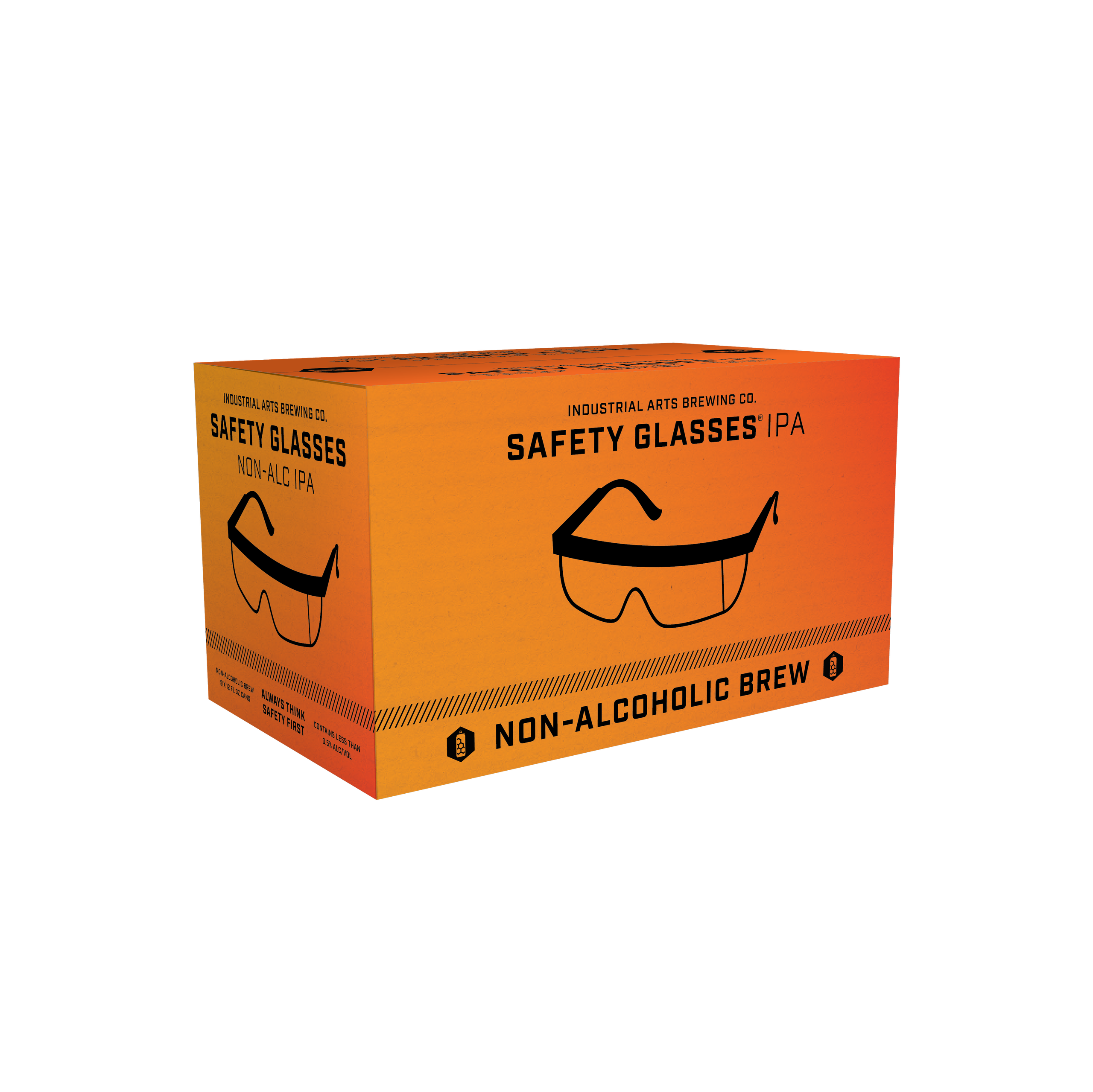Safety Glasses Na Ipa 6pk Industrial Arts Brewing Company
